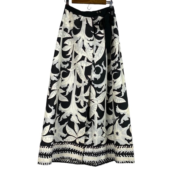 ruth clarage | Skirts | Vintage 7s Ruth Clarage Wrap Skirt Black White ...